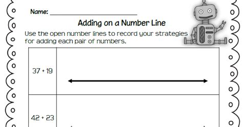 Classroom Freebies Too Open Number Lines