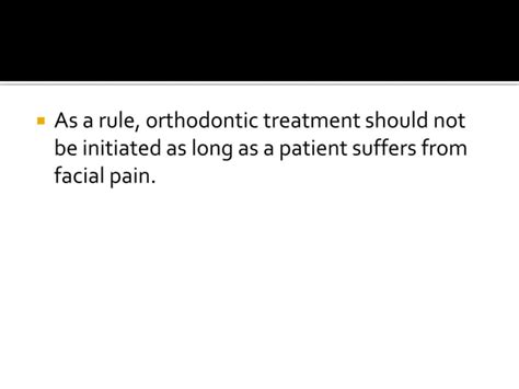 The Role Of Orthodontics In Temporomandibular Disorders Pptx