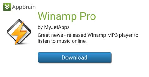 Winamp Pro For Android App Stats And Insights