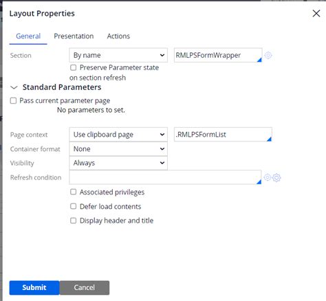 Cannot Display Data Class Section As Embedded Section To Work Class Section In UI Form Support