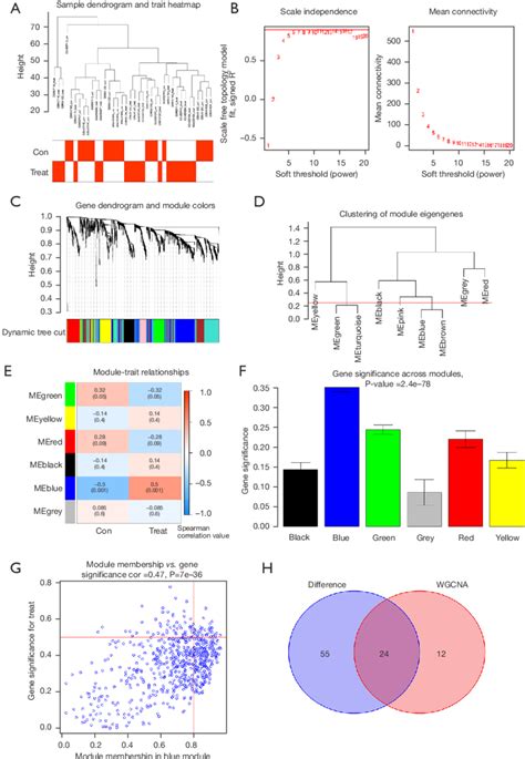 Wgcna Selection Module And Selection Of Differential Co Expressed