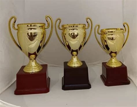Golden Gold Plated Lic Corporate Trophy Shape Cup At Rs 400 In Mumbai