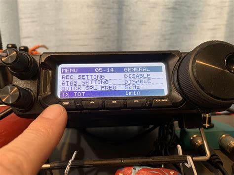 Set Tx Tot Time Out Timer On The Yeasu Ft 891 Ramateurradio