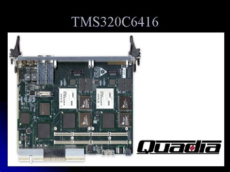 Tms 320 C 6416 Vliw Architecture Dsp Tms