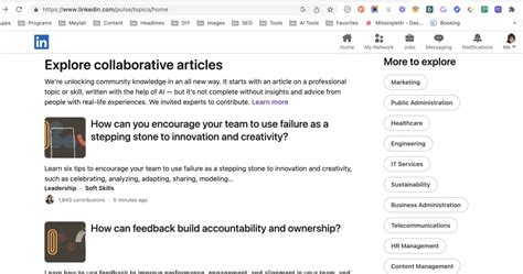 Unleashing The Power Of Linkedin Collaborative Articles A