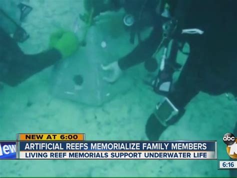 Cremated Remains Used In Underwater Memorials