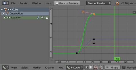 Interface How Do I Adjust Animation Easing In Blender Blender