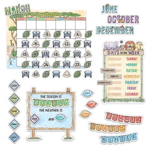 Teachersparadise Creative Teaching Press® Safari Friends Calendar