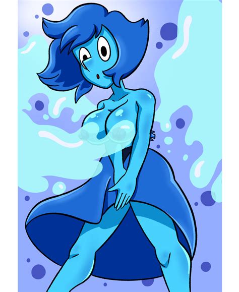 Rule 34 Blue Hair Blue Skin Cartoon Network Covered Nipples Dress Lift Female Gem Species