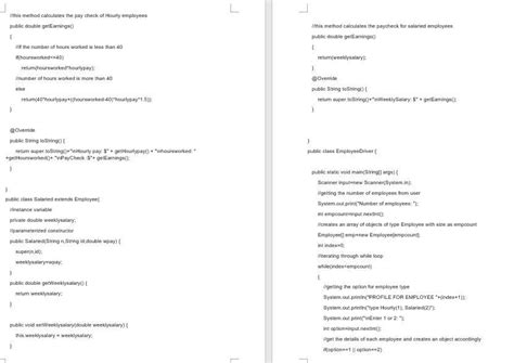 public abstract class employee { finstance variable