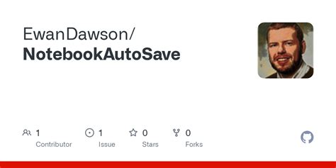 GitHub EwanDawson NotebookAutoSave
