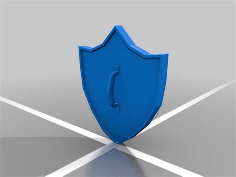 Free 3d File A Set Of Low Poly Shields・3d Printing Model To Download・cults