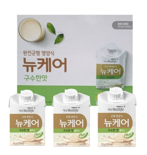 뉴케어 영양식 환자식 식사대용 대용량 구수한맛 고소한 검은 깨 플러스 200ml X16개입 티몬