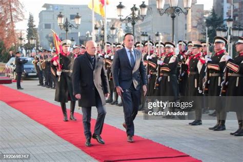 North Macedonian Flag Photos And Premium High Res Pictures Getty Images