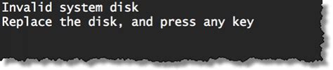 How Do I Fix Invalid System Disk Error Ask Leo