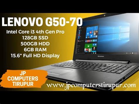 Lenovo IdeaPad G Laptops Intel Core I Th Gen Pro GB SSD GB HDD GB RAM Inch