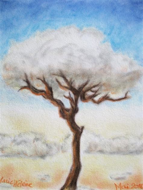 Peinture La Tête Dans Les Nuages