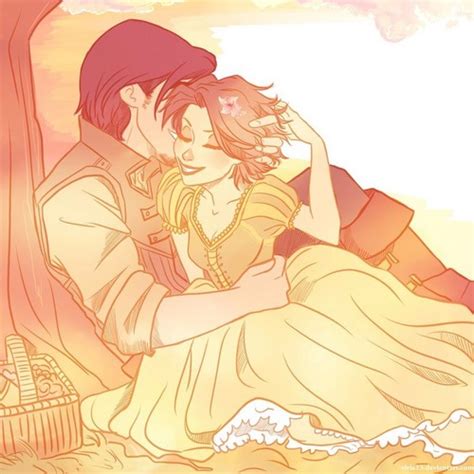 Rapunzel And Eugene Kissing Tangled Ever After Photo 27340202 Fanpop