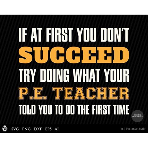 Pe Teacher Svg Physical Education Svg Gym Teacher Svg Pe Inspire