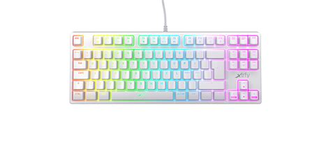 K4 Tkl Rgb White Built On Experience Xtrfy Japan