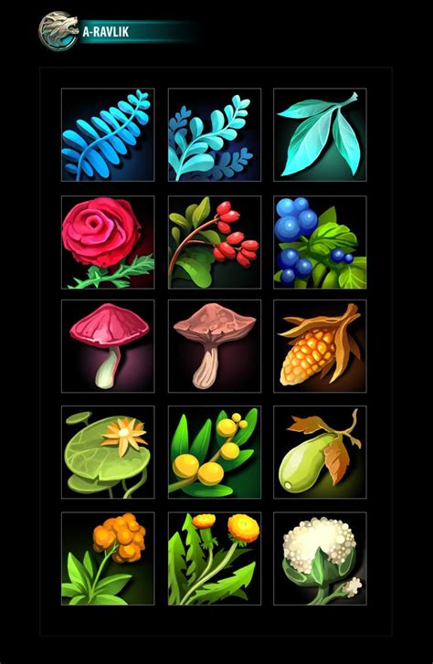 Rpg Herbs Game Concept Art Herb Art Game Art