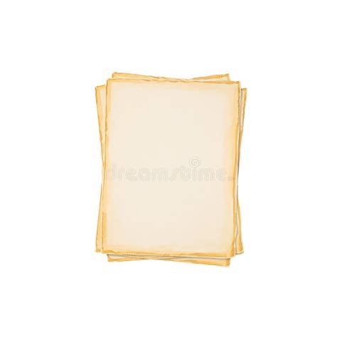 Old Paper With Torn Edges On Transparent Background Stock Illustration Illustration Of