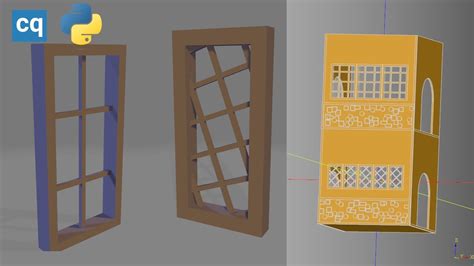 Cadquery Dollhouse Windows Youtube