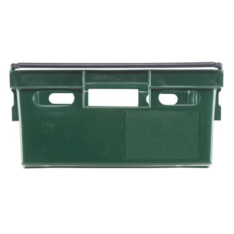 Orbis Stack And Nest Container 67 1 Gal 23 3 4 In X 15 7 8 In X 7 1 2 In Green 200 Lb Stack