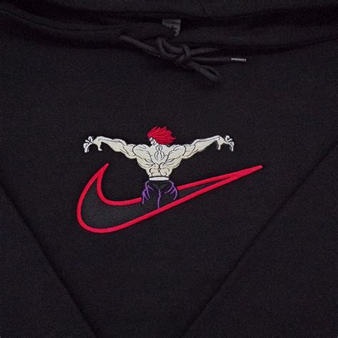 Limited Yujiro Hanma Demon Back Embroidered Hoodie Embroidered Hoodie