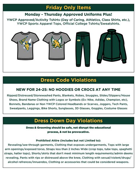 Uniforms Young Womens College Prep