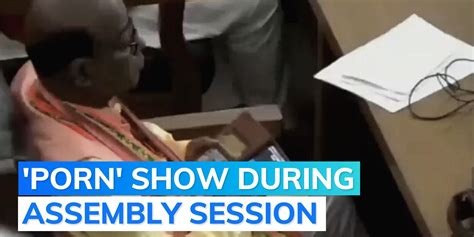 Tripura Bjp Leader Watches Obscene Video Inside Assembly Video Goes