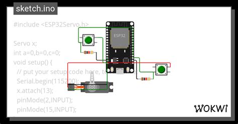 ECE NODEMCU Servo With Pot Advanced Copy Wokwi ESP STM Arduino Simulator