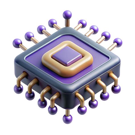 serene creative quantum computer processor with complex quantum