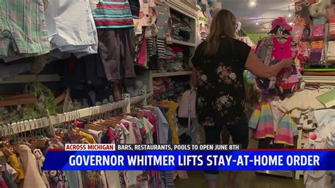West Michigan Businesses Eager To Reopen As Whitmer Lifts Stay At Home
