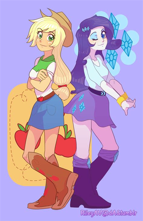 Rarity Applejack By RileyAV On DeviantArt