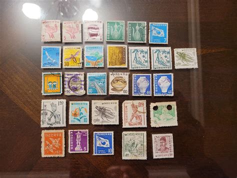 우표 45장 옛날 아주 오래된 당근 중고거래