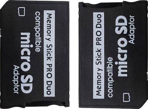 Funturbo Adaptador De Memoria Psp Micro Sd A Memory Stick Pro Duo