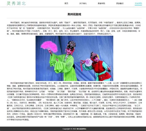 【html Css Javascript】11页 湖北主题网页 带js轮播图和视频 代码带注释 多多鱼网页成品源码 学生网页作业 成品网页