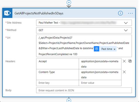 Projectonline And Adaptive Cards In Microsoftteams Using Microsoftflow For Project Owner