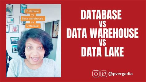 Database Vs Data Lake Vs Data Warehouse