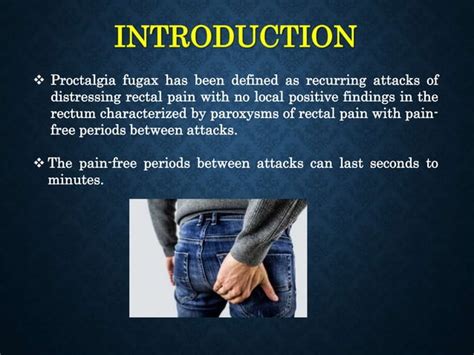 Proctalgia Fugax Anal Pain Pptx