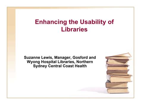 enhancing the usability of libraries ppt