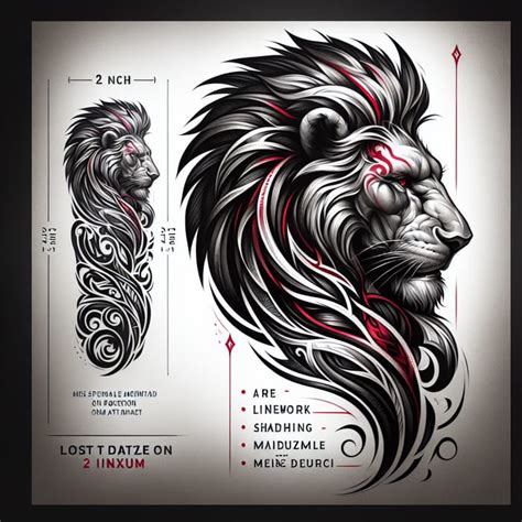 Tribal Lion Tattoos For Men Forearm