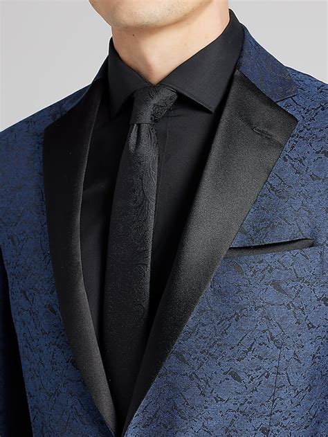 Egara Slim Fit Jacquard Dinner Jacket Dinner Jackets Mens Wearhouse