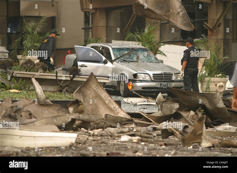 Aug 05 2003 Jakarta Dki Indonesia An Explosion Occur At Jw