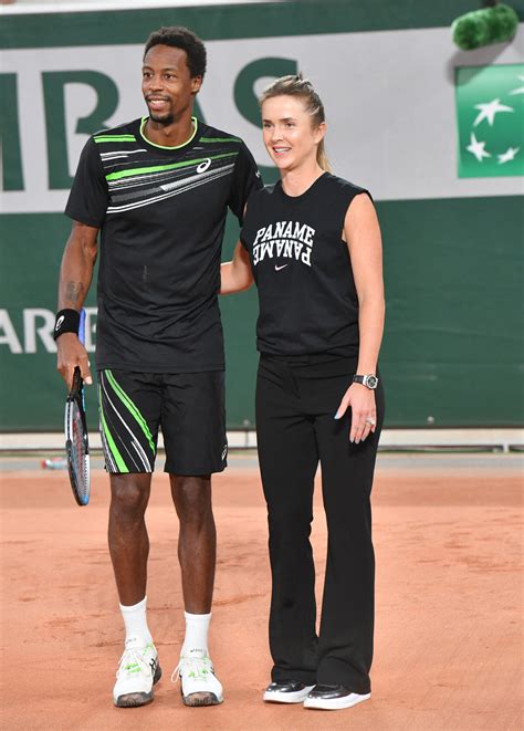 Photo Exclusif Gaël Monfils Et Sa Femme Elina Svitolina Benoît