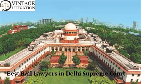 Best Anticipatory Bail Lawyers In Supreme Court — Vintage Litigation
