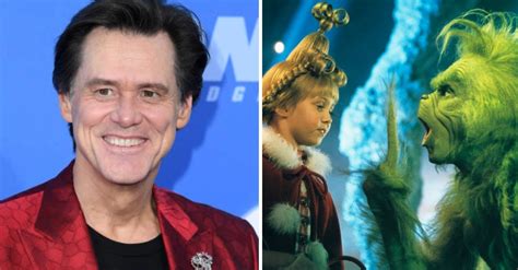 Jim Carrey Grinch Face See The How The Grinch Stole Christmas Cast