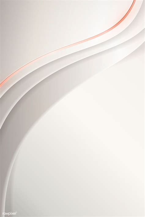 White Abstract Wavy Background Vector
