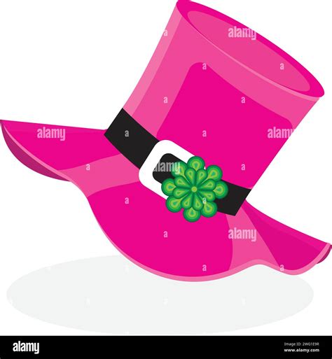 Pink Fedora Hat Stock Vector Images Alamy